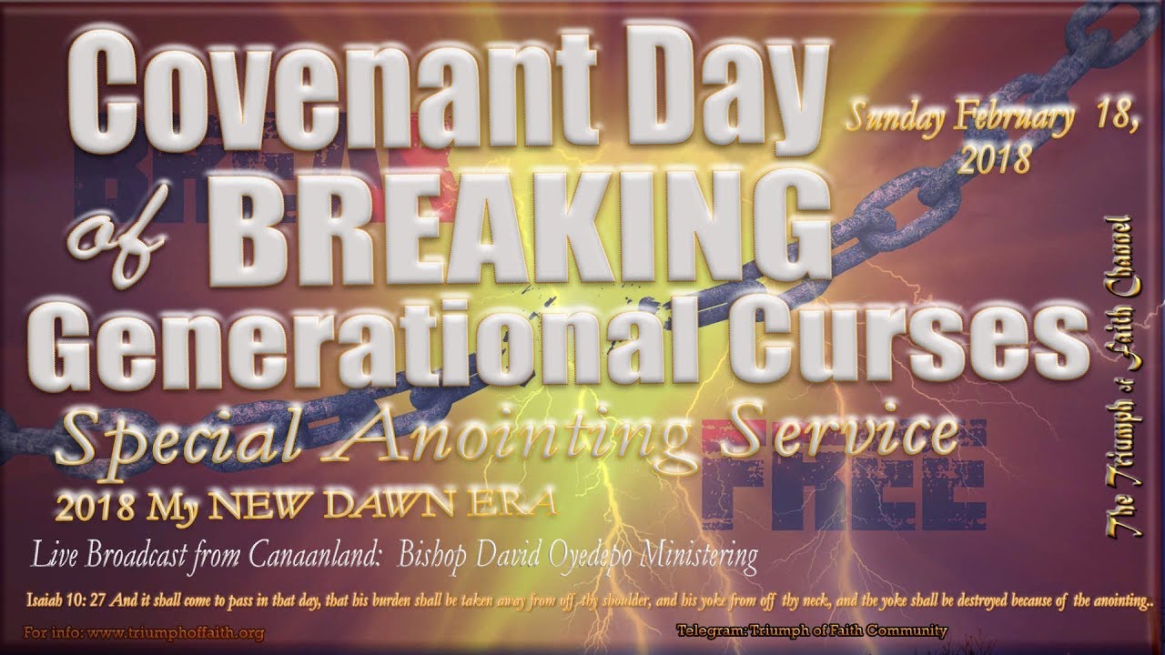 Breaking Generational Curses [Special Anointing Service], February 18 ...