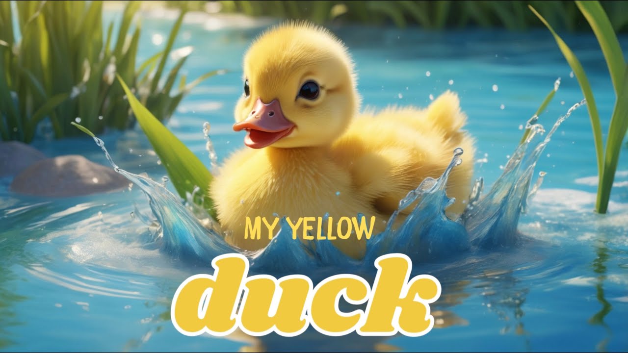 My Yellow Duck Kids Song | Fun Animal Song for Kids | Catchy Nursery ...