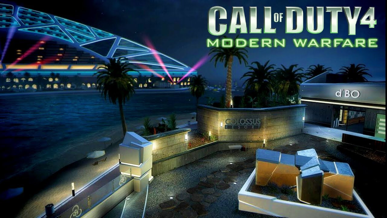 PLAZA from BLACK OPS 2 in CALL OF DUTY 4! (CoD4 Custom Maps) - YouTube