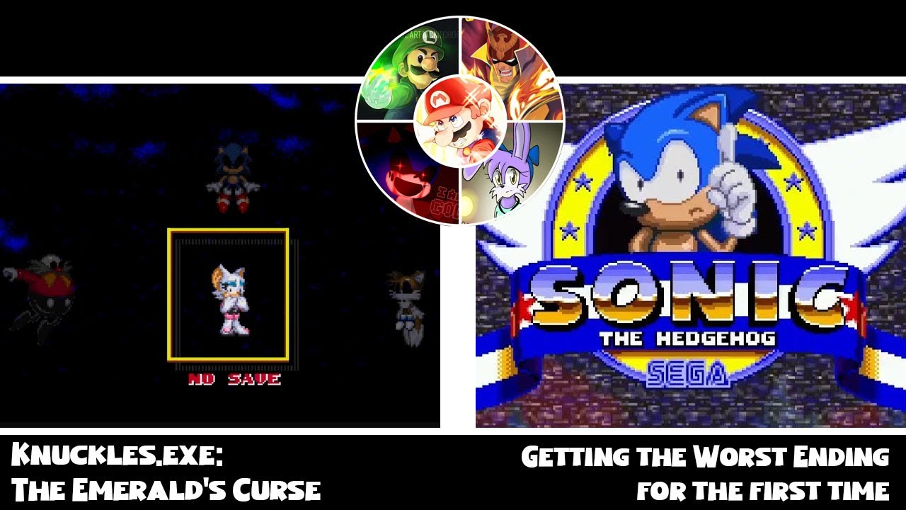 Knuckles.exe: The Emerald's Curse (Getting the Worst Ending for the first time) - YouTube