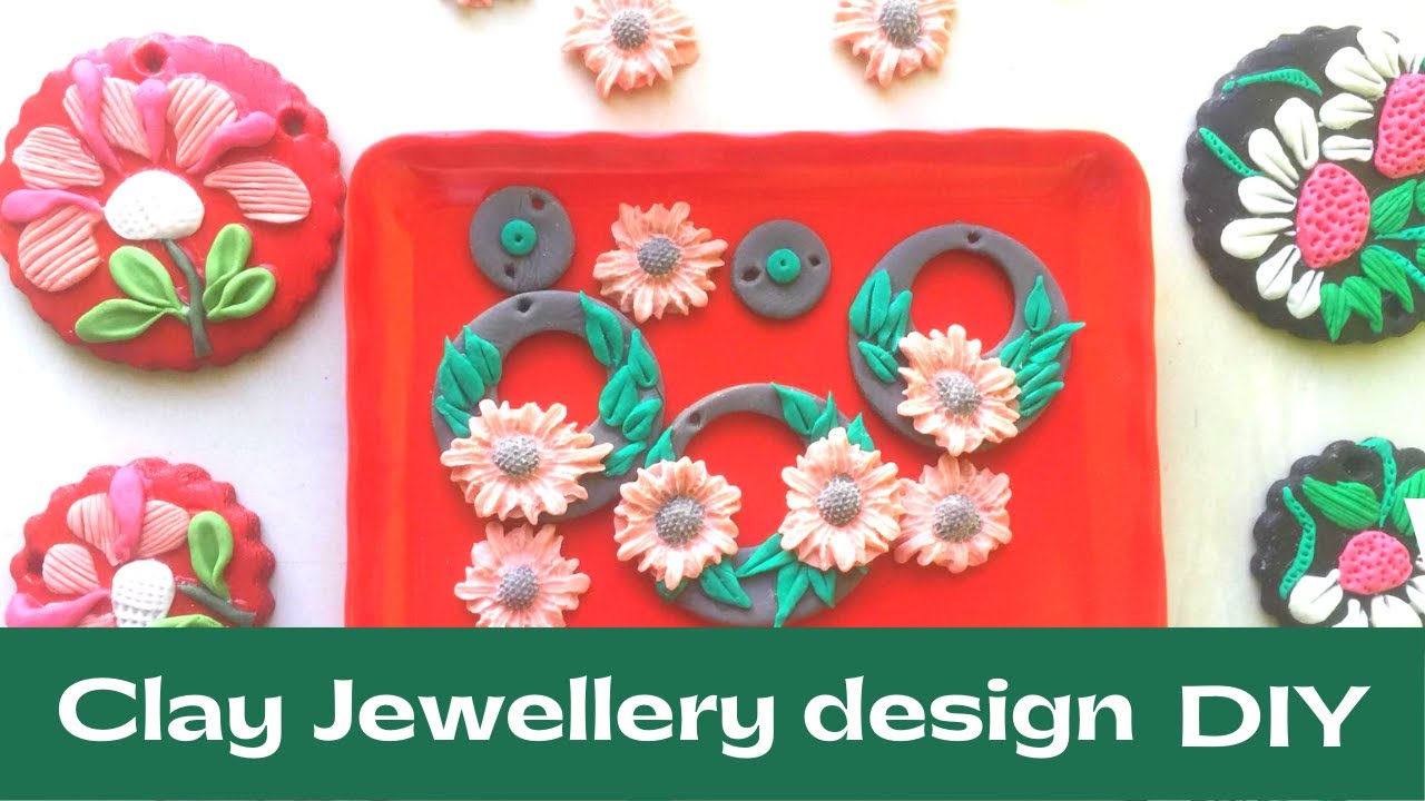 How to design Clay Jewellery Base for beginners / DIY - YouTube
