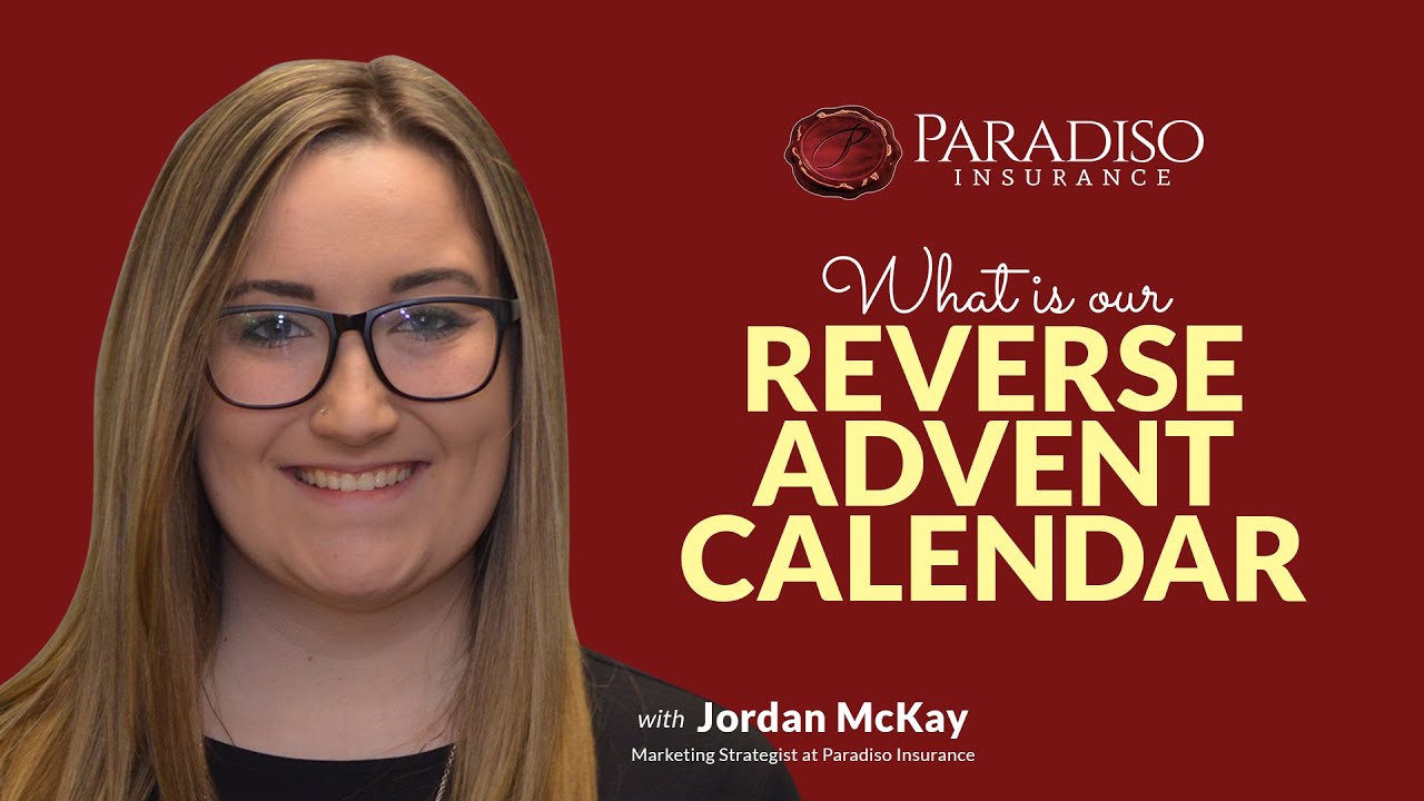 What is our Reverse Advent Calendar? | Paradiso Insurance | Stafford ...