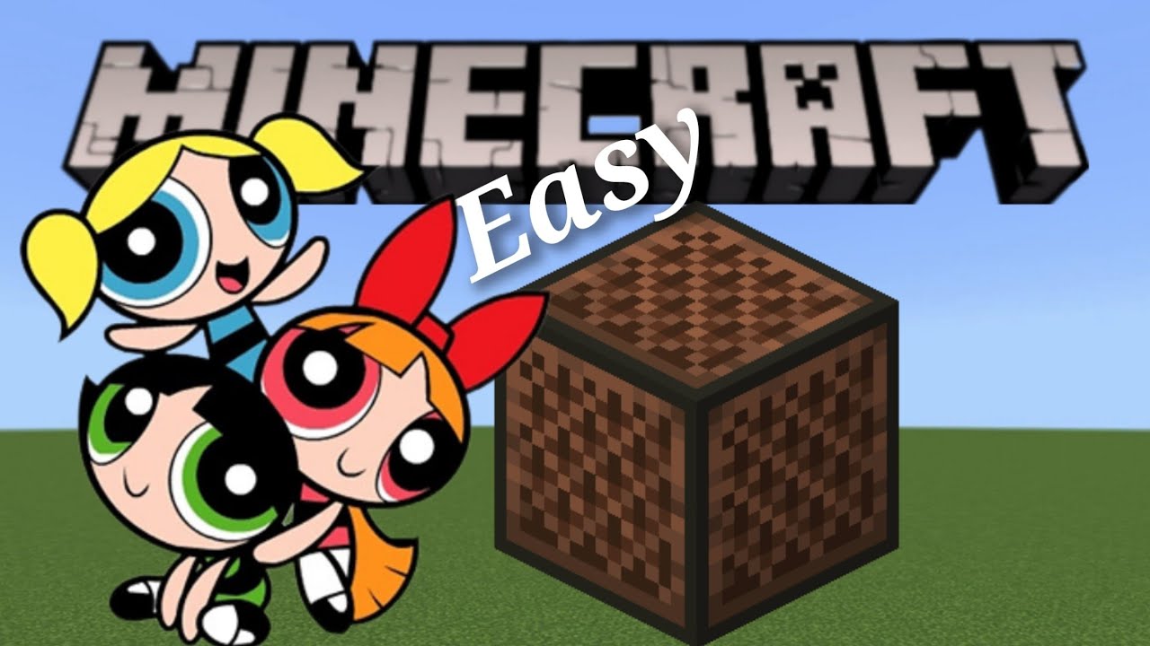How to make The Powerpuff Girls theme in Minecraft (easy) - YouTube