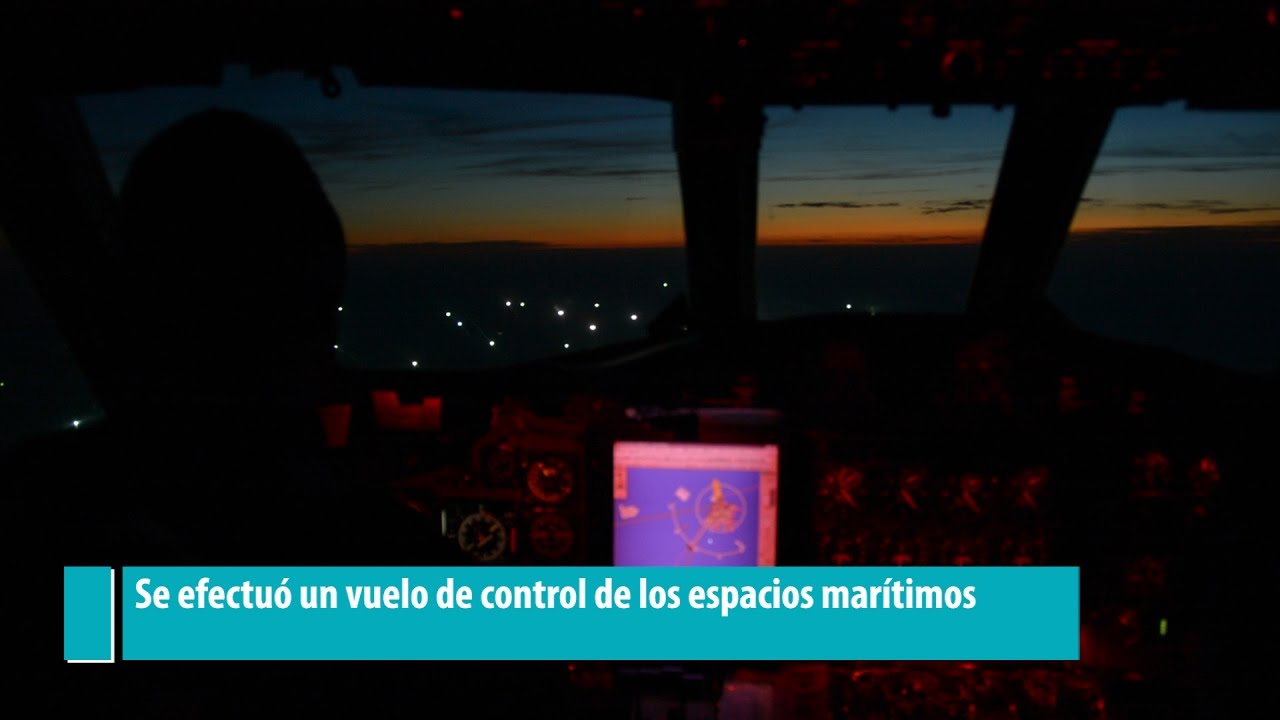 Se efectuó un vuelo de control de los espacios marítimos - YouTube