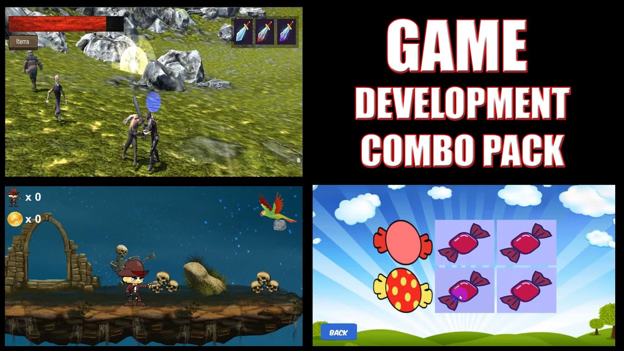 Game Development Combo Pack RPG - 2D Platformer - Puzzle Ultimate - YouTube