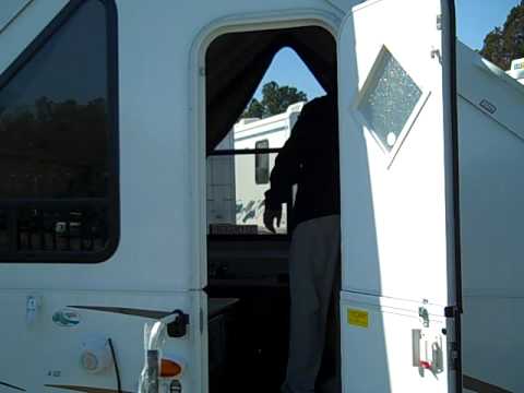 New 2012 Rockwood Hardside A122 folding travel trailer Set Up & Break ...