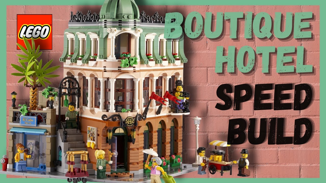 LEGO 10297 speed build - Boutique Hotel - BrickBeard's first modular ...