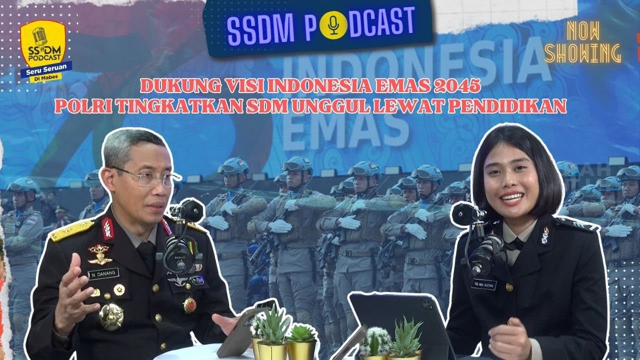 HARI BHAYANGKARA KE 78, POLRI DUKUNG VISI INDONESIA EMAS 2045 - YouTube
