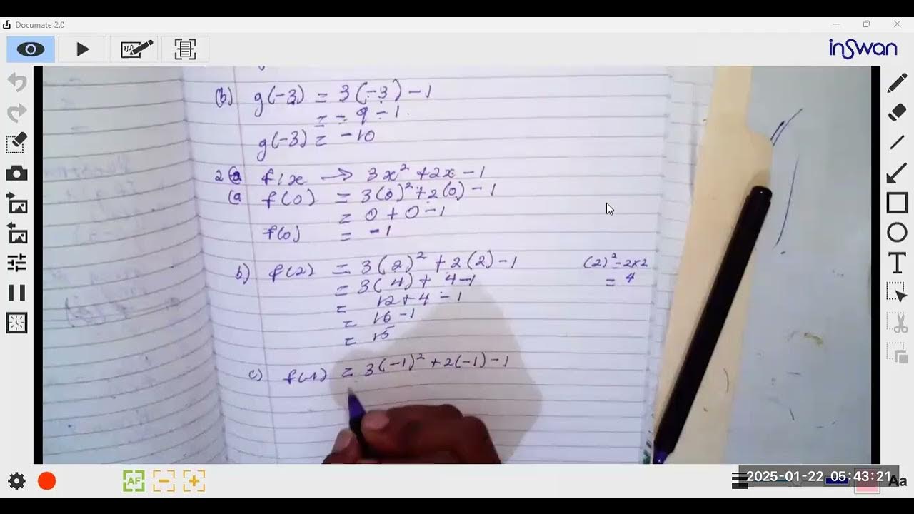 CORRECTION OF FUNCTIONS AND UNDEFINED FUNCTIONS - YouTube