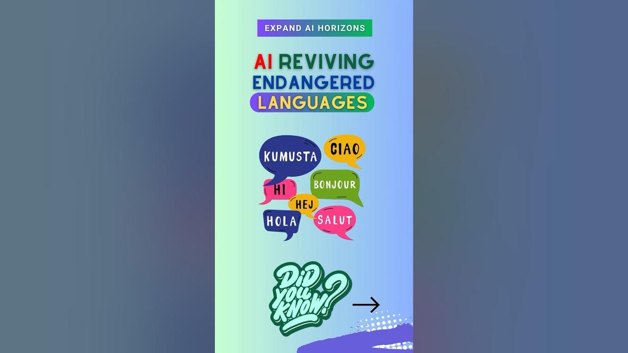 AI Reviving Endangered Languages | Techypreneur #shorts #shortfeed # ...