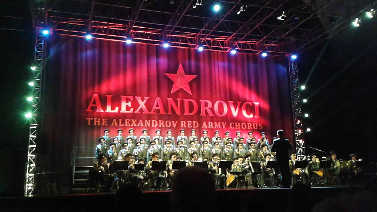The Alexandrov Red Army Chorus , ( Alexandrovci ) , Svatá válka , Praha ...