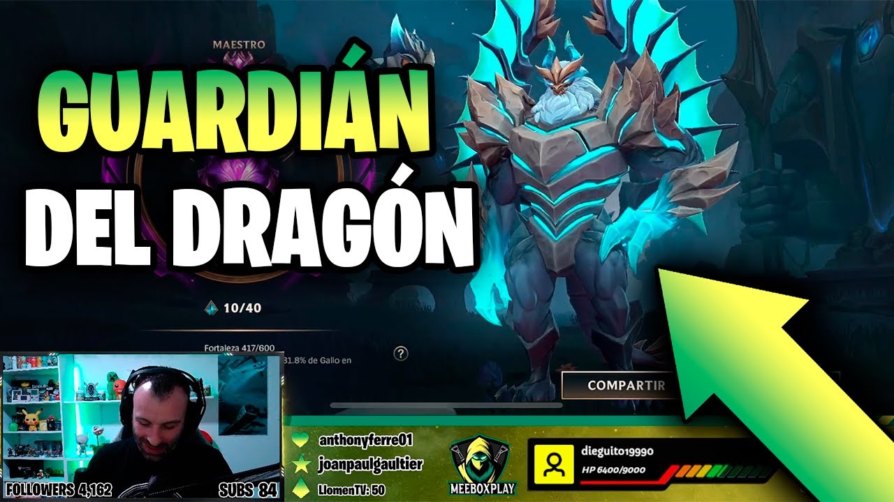 GALIO GUARDIÁN DEL DRAGÓN - ¡NUEVA SKIN! (MUY CHULA PARA 300 WC) - YouTube