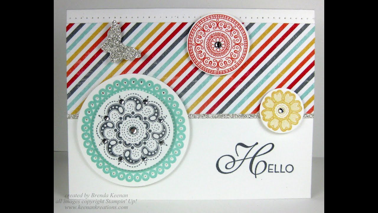 Cute card with piercing and punching :-) - YouTube