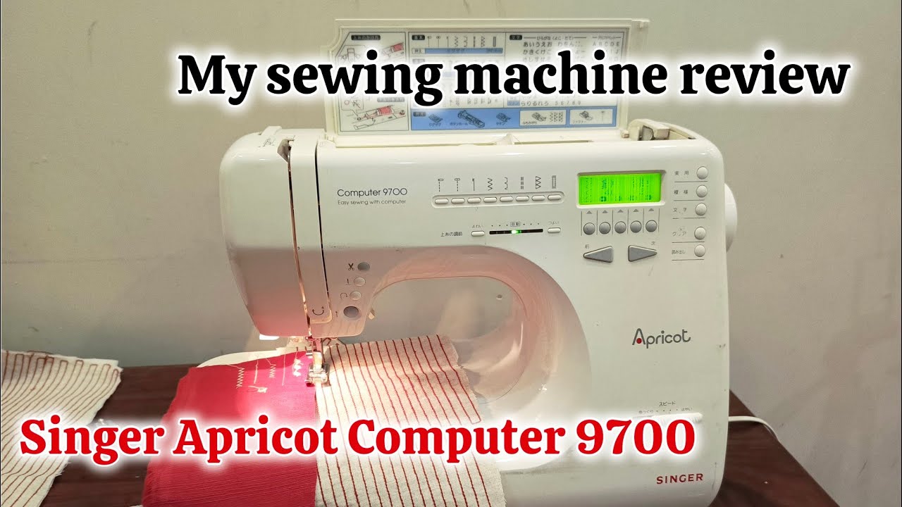 My sewing machine review - Singer Apricot Computer 9700 @tabeenvlogs ...