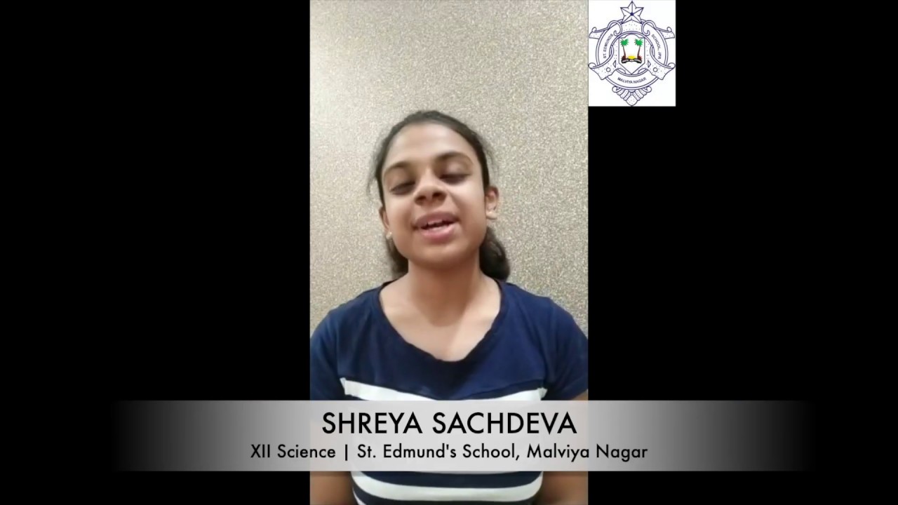 Shreya Sachdeva a student of XII Sc. shares her views on online ...