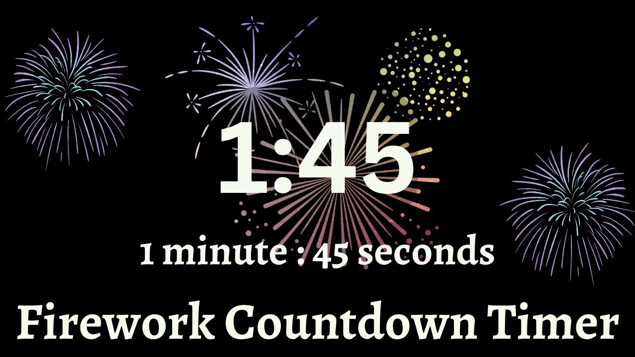 1m:45s - 4th Of July Countdown Firework Timer! (With Firework sound ...