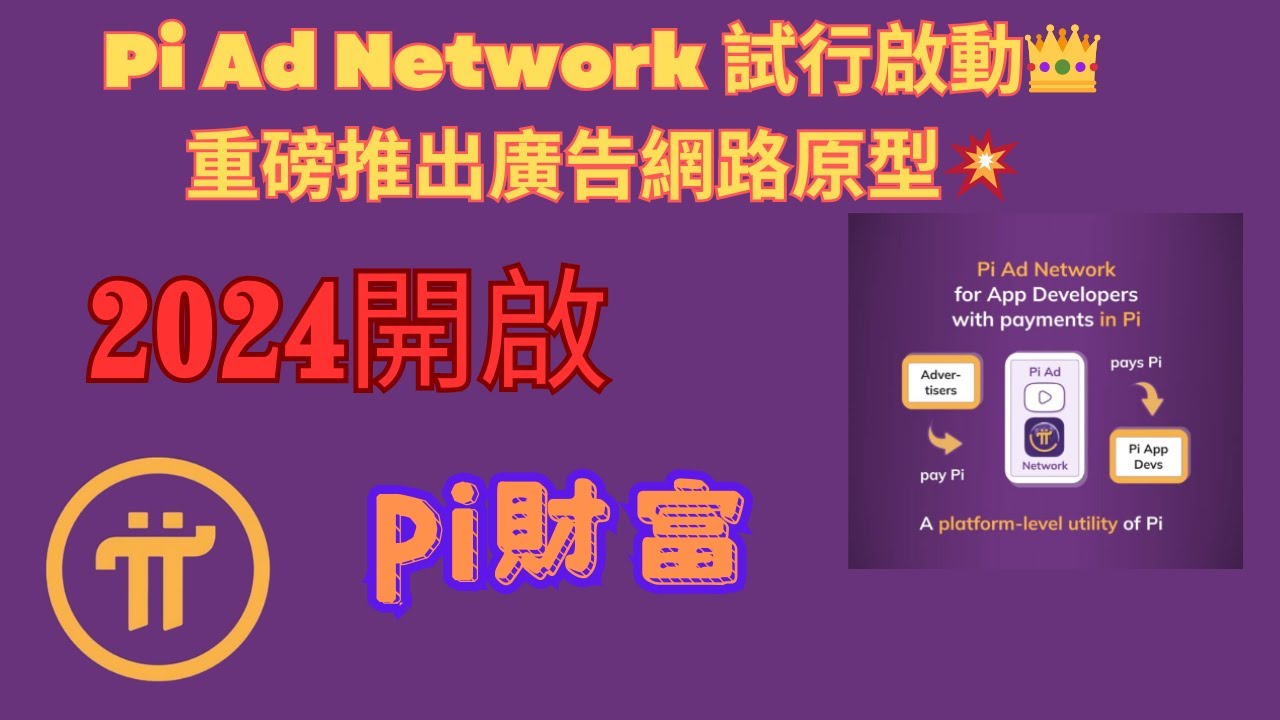 Pi Ad Network 試行啟動👑重磅推出廣告網路原型💥如何將集合資源轉化為有機使用🚀助力Pi生態系統蓬勃發展？ - YouTube