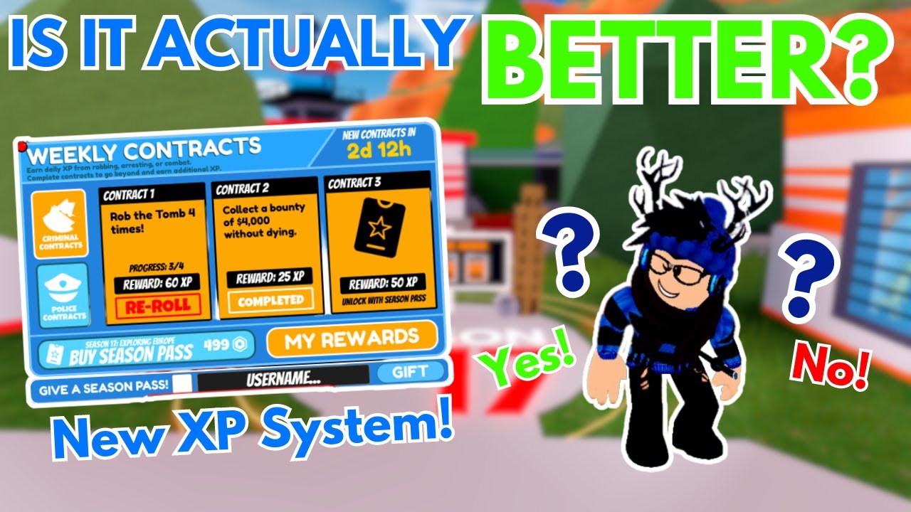 The New XP System is Actually GOOD! (Roblox Jailbreak) - YouTube