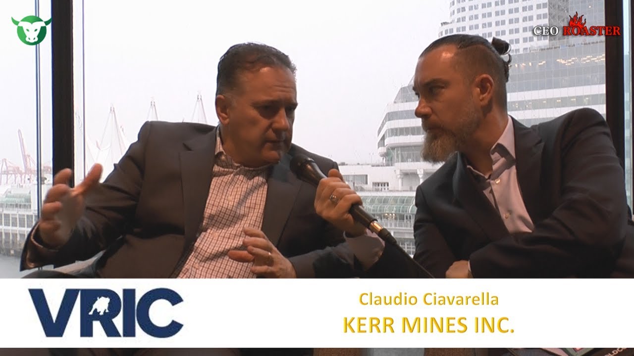 Kerr Mines Inc.: #VRIC2018 Video-Interview Claudio Ciavarella (TSX ...