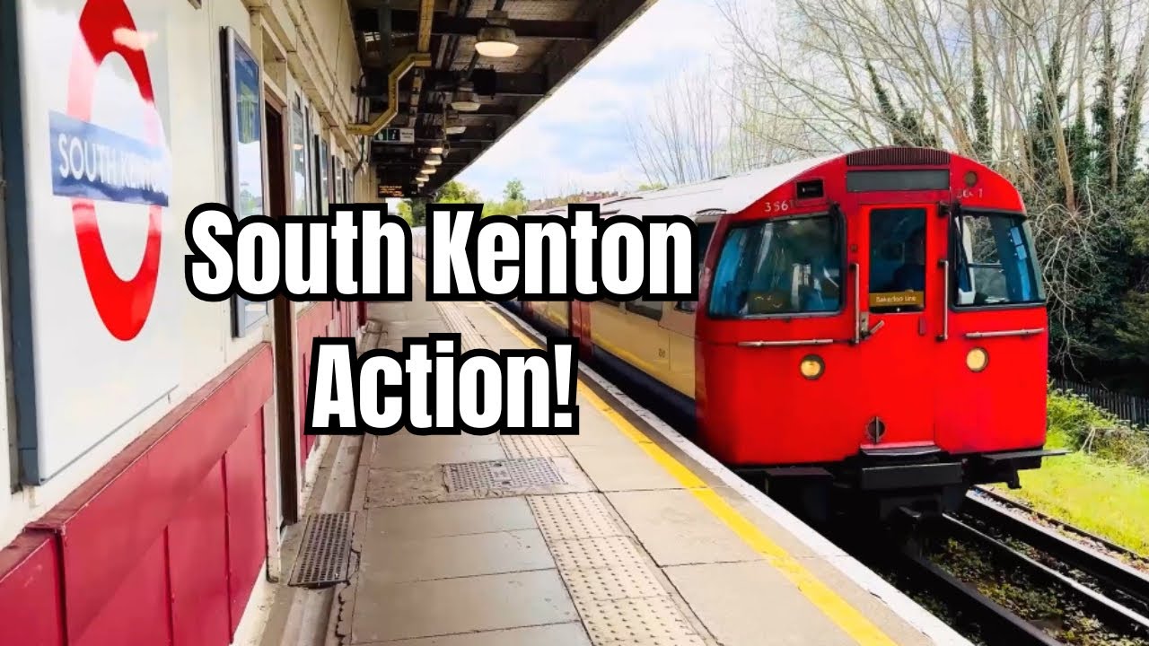 Bakerloo Line 1972 Stock – Arrivals & Departures at South Kenton ...