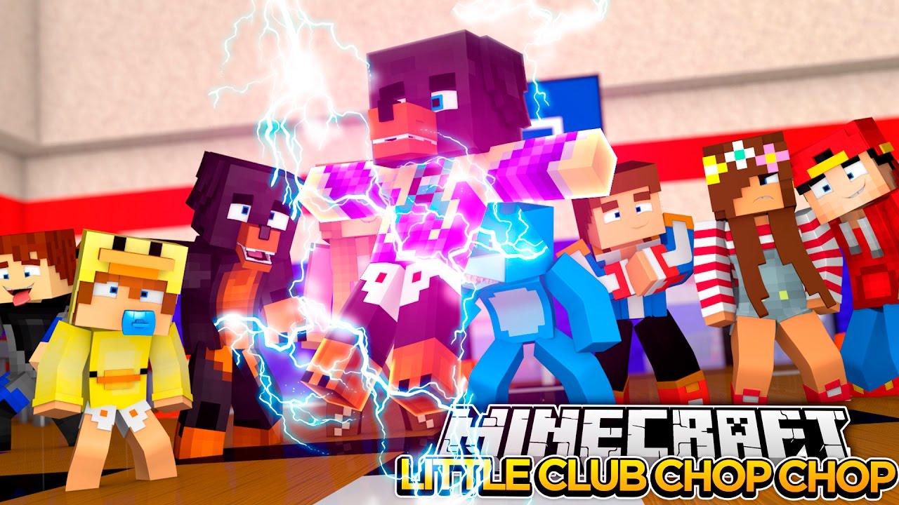 Minecraft Hide N Seek - LITTLE CLUB CHOP CHOP - Little Baby Max - YouTube