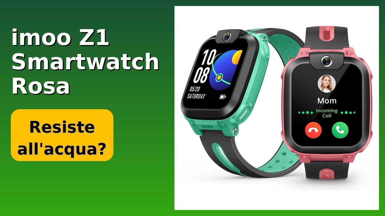 RECENSIONE (2025) : imoo Z1 Smartwatch Rosa. DETTAGLI ESSENZIALI - YouTube