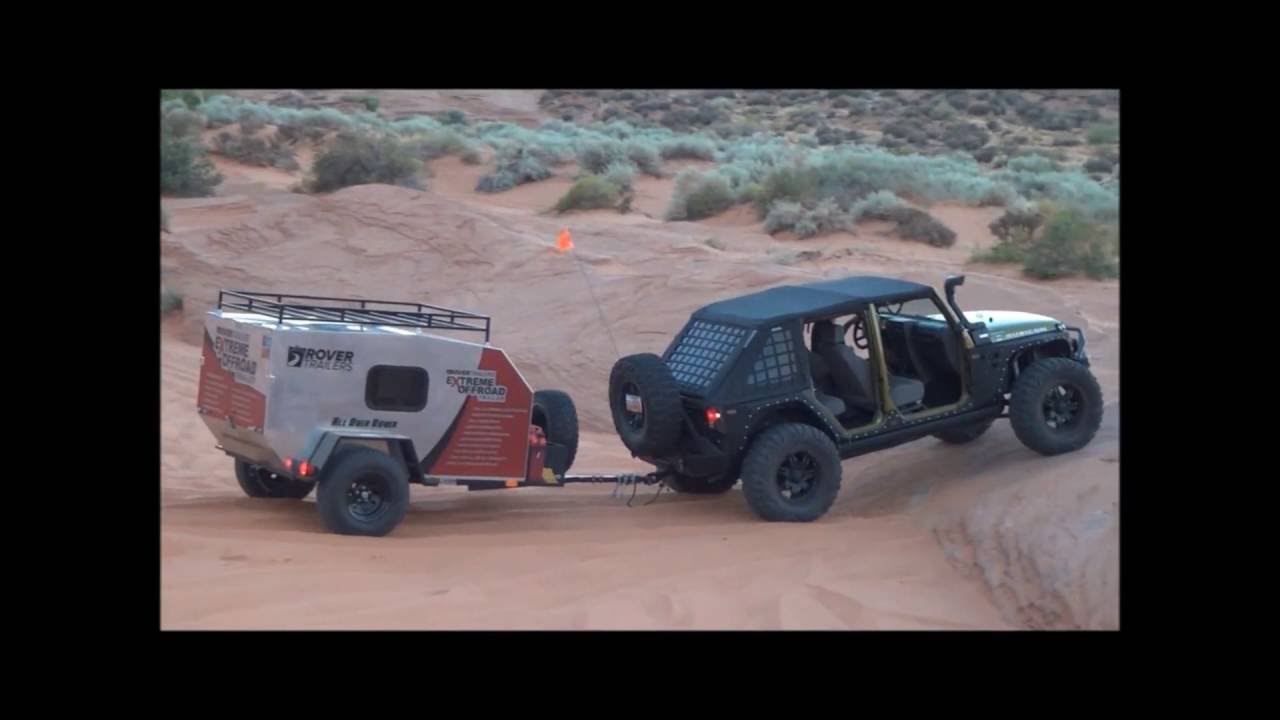 All Over Rover offroad expedition camp trailer - YouTube