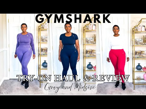 My First Time Trying Gymshark | Curvy Girl Try-On Haul + Honest Review (Size L & XL)