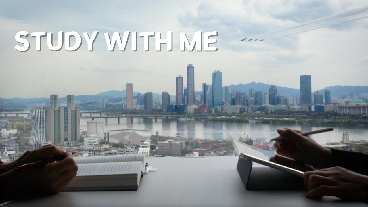 2hrs Study With Me in Seoul | Calm Lo-fi | Pomodoro Timer 50/10 * 2 ...