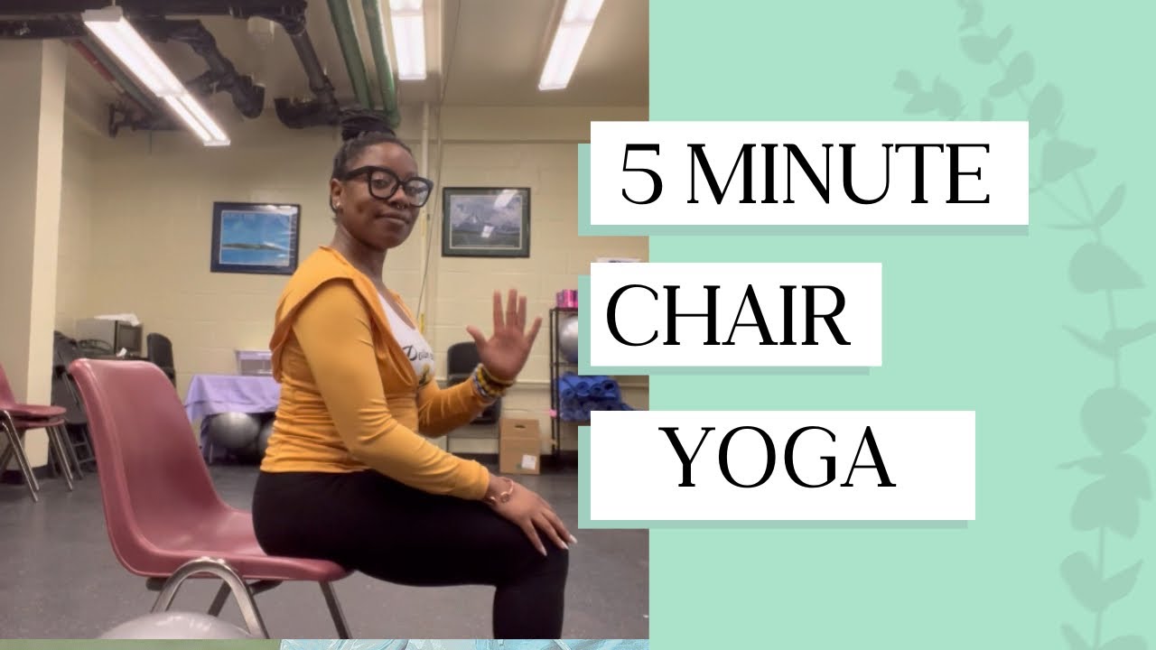 5-Minute Chair Yoga for Seniors | Easy Arm Exercises (Beginner-Friendly ...