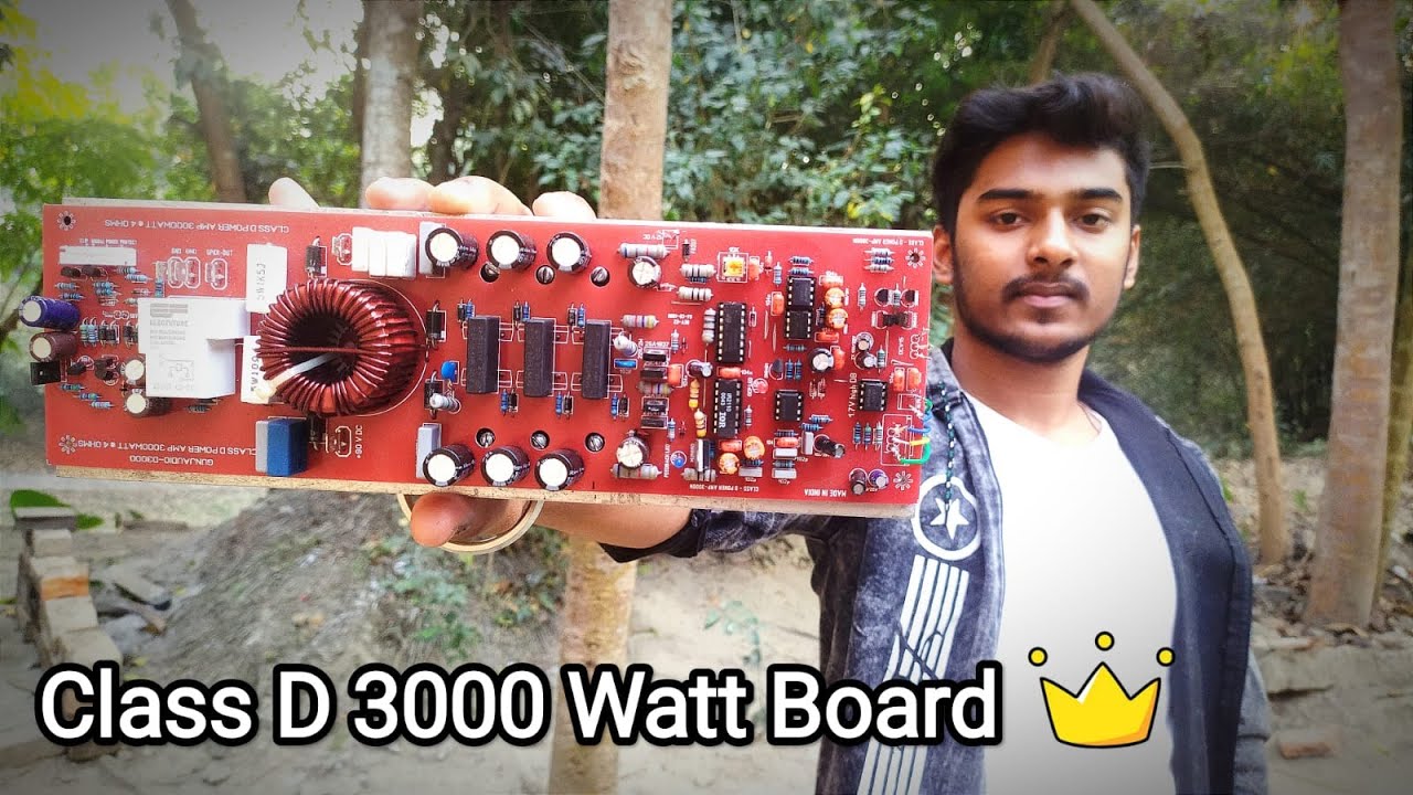 Class D 3000 Watt Board || Full Details and Sound Test || 🤯 - YouTube