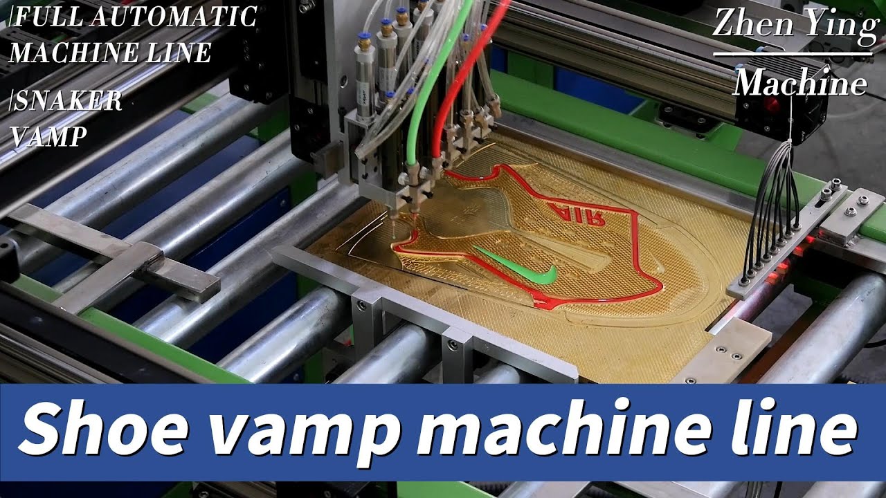 Automatic PVC Shoe vamp machine line,Snaker vamp making machine,pvc ...