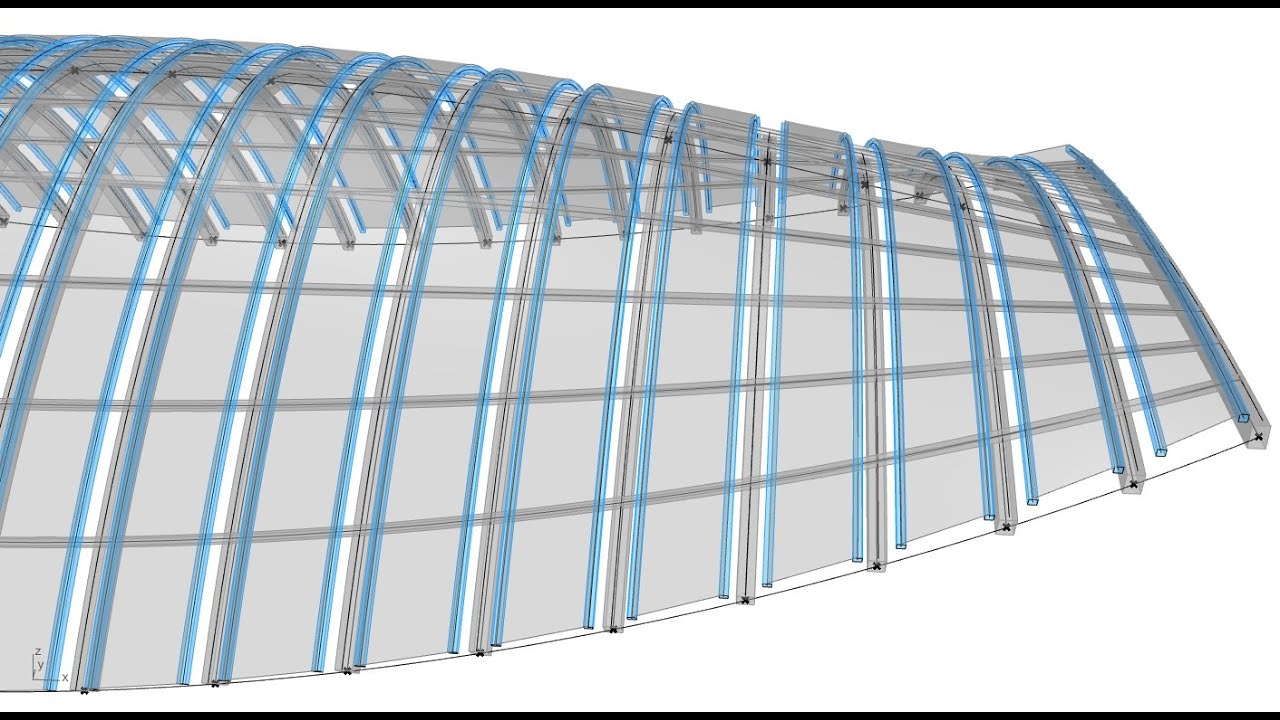 ARC411/301_Grasshopper Case Study: Crystal Bridges Museum, 3/3 - YouTube
