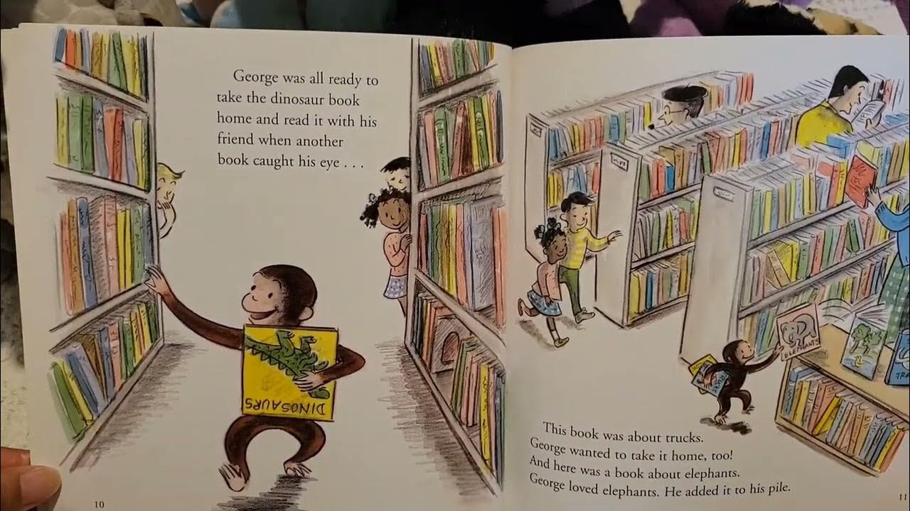 Kids Read aloud Book | Curious George Visits the Library - YouTube