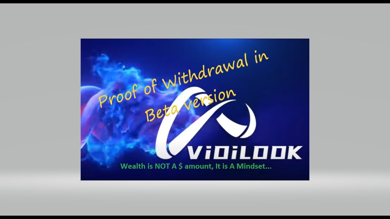 VIDILOOK-Part 11-*UPDATE* (5/16/23) - Can't withdraw from VidiLOOK Beta ...