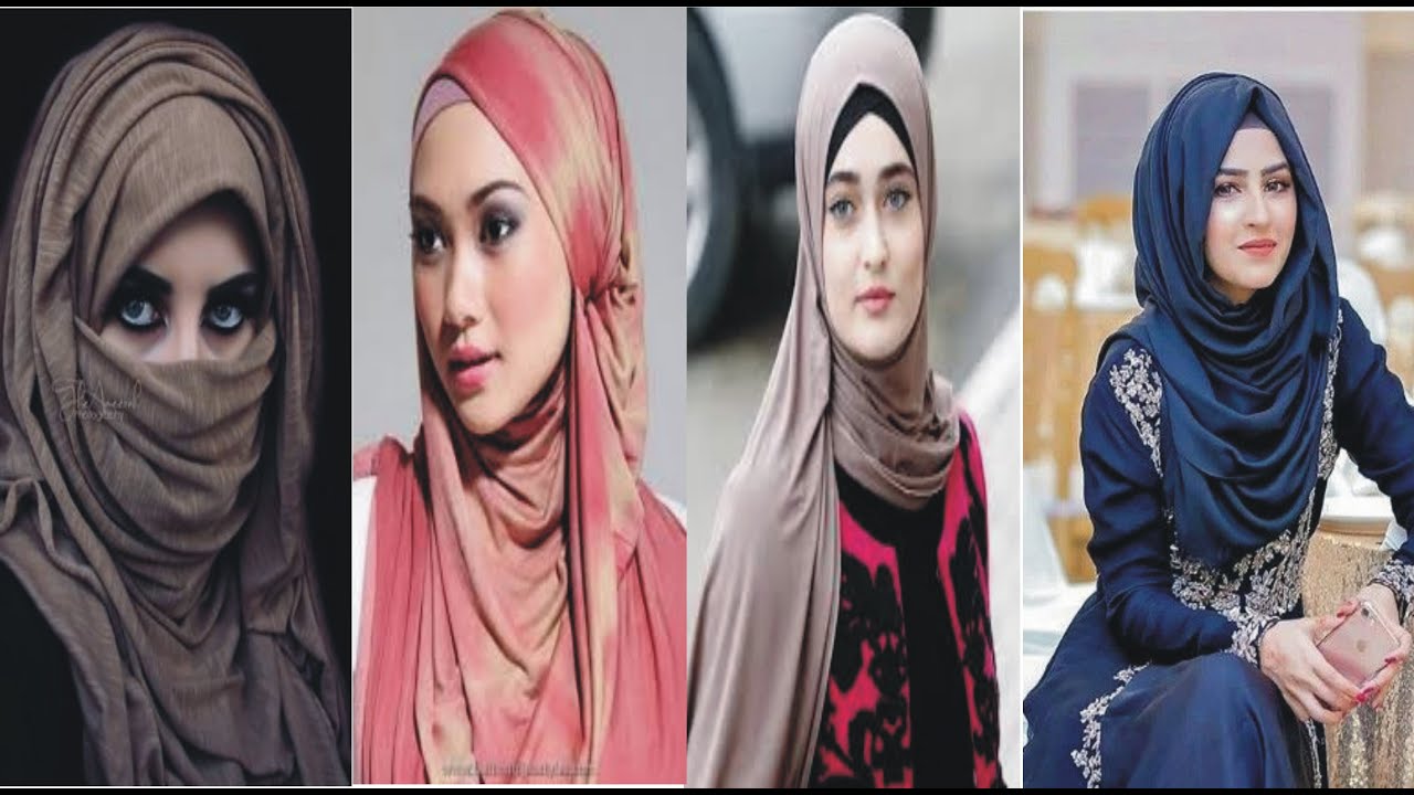 New Trend 2020 Girls Hijab Design Ideas | Easy Layer Hijab tutorial ...