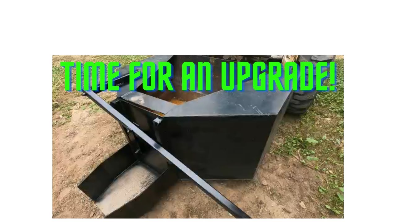 DIY skid loader concrete hopper customization. - YouTube