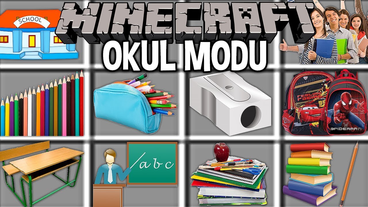 🏫🎒 MİNECRAFT OKUL MODU 🕹 (Okullar Açıldı Parodi) - YouTube