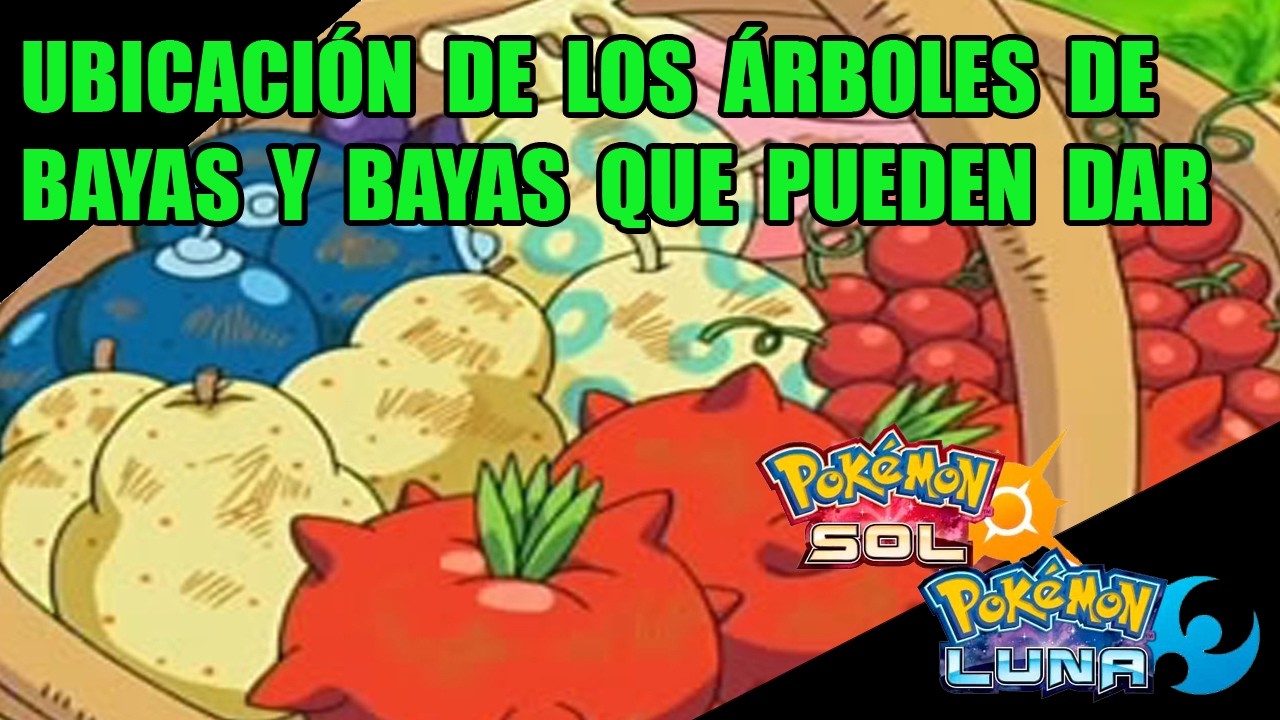 Todos los árboles de bayas y las bayas que pueden dar | Guía Pokémon ...