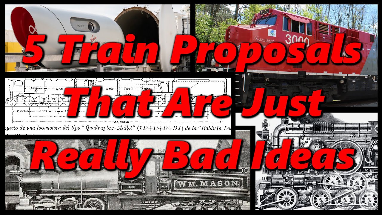 5 Train Concepts That Are Just Really Bad Ideas | History in the Dark ...