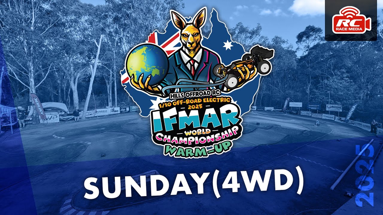 2025 IFMAR 1/10 EP Off Road Worlds Warm-Up (4WD Sunday) - YouTube