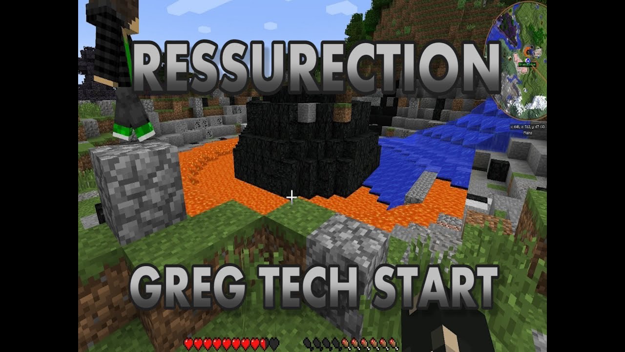 FTB Resurrection, GregTech Modpack, Start - YouTube