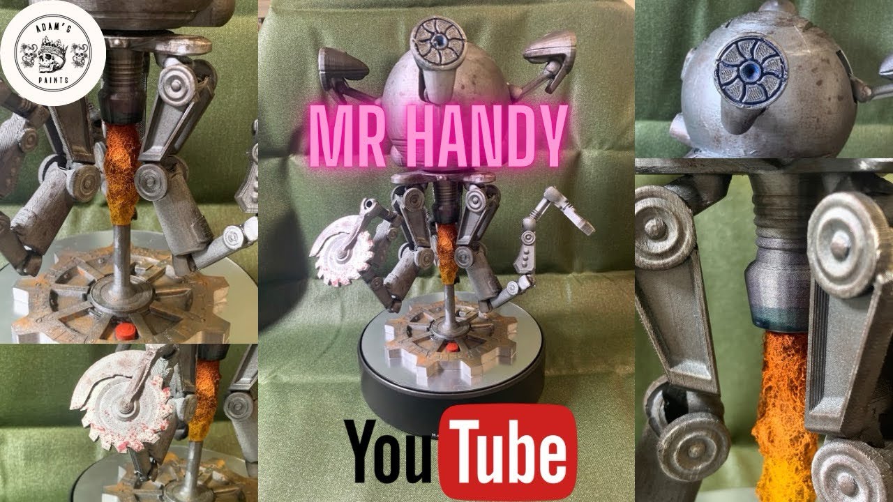 3D printed Mr Handy - YouTube