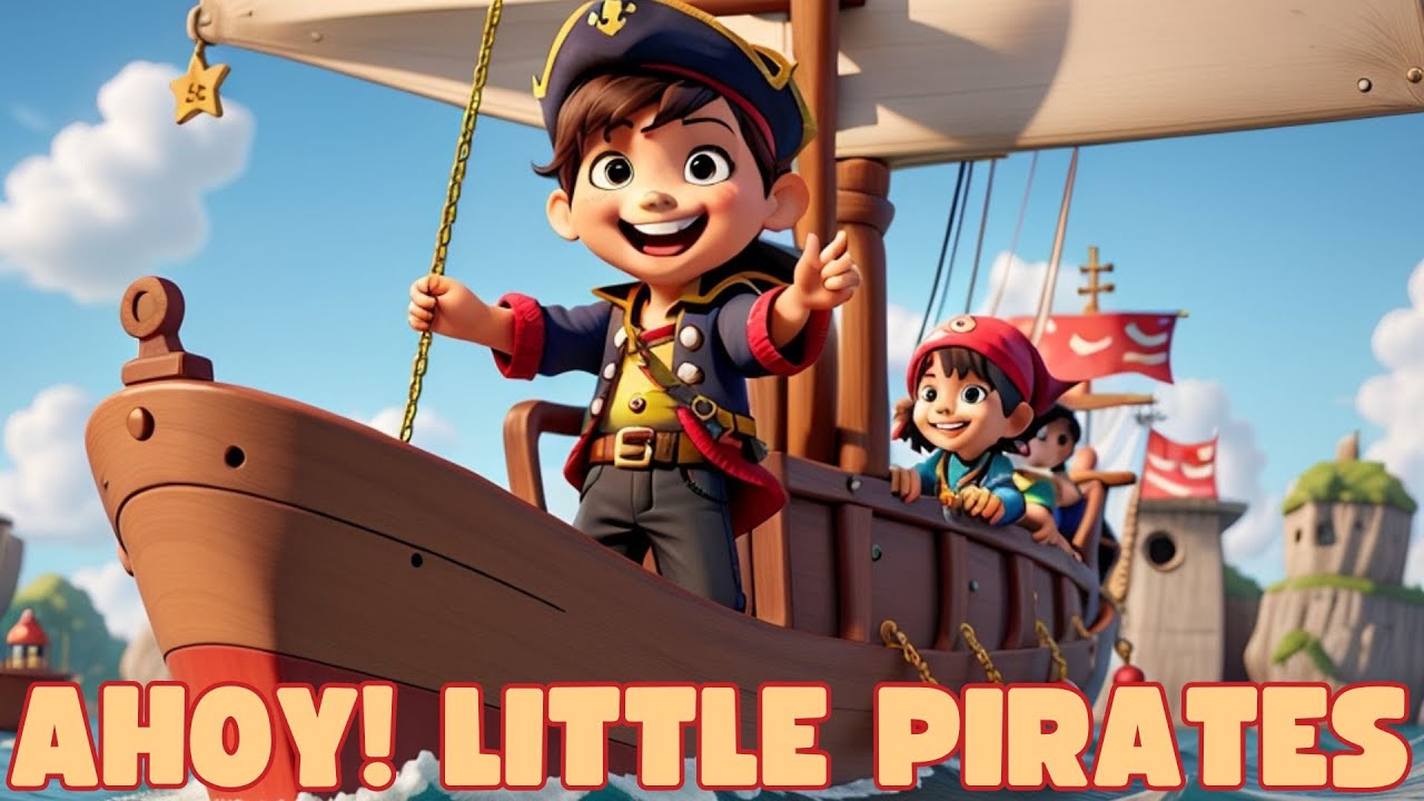 Ahoy, Little Pirates 🎶| Fun Pirate Song for Kids - YouTube