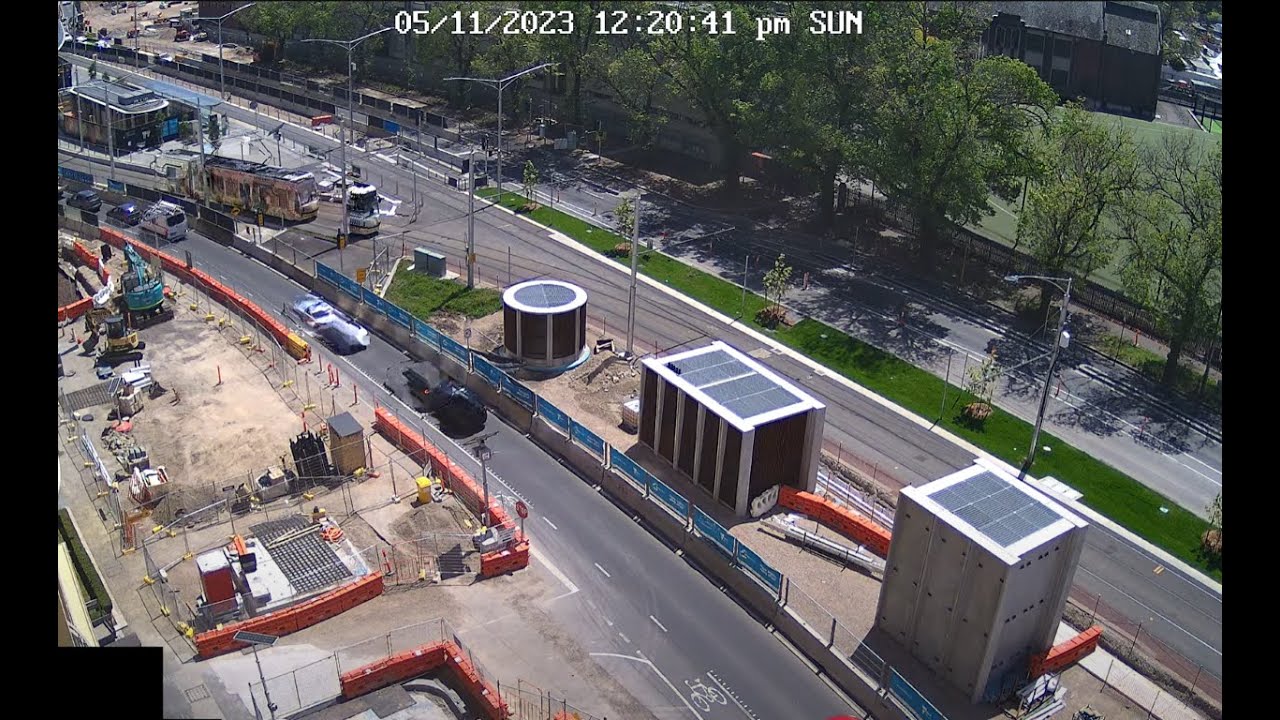 Camera 7. Anzac Station - roving camera for night works - YouTube