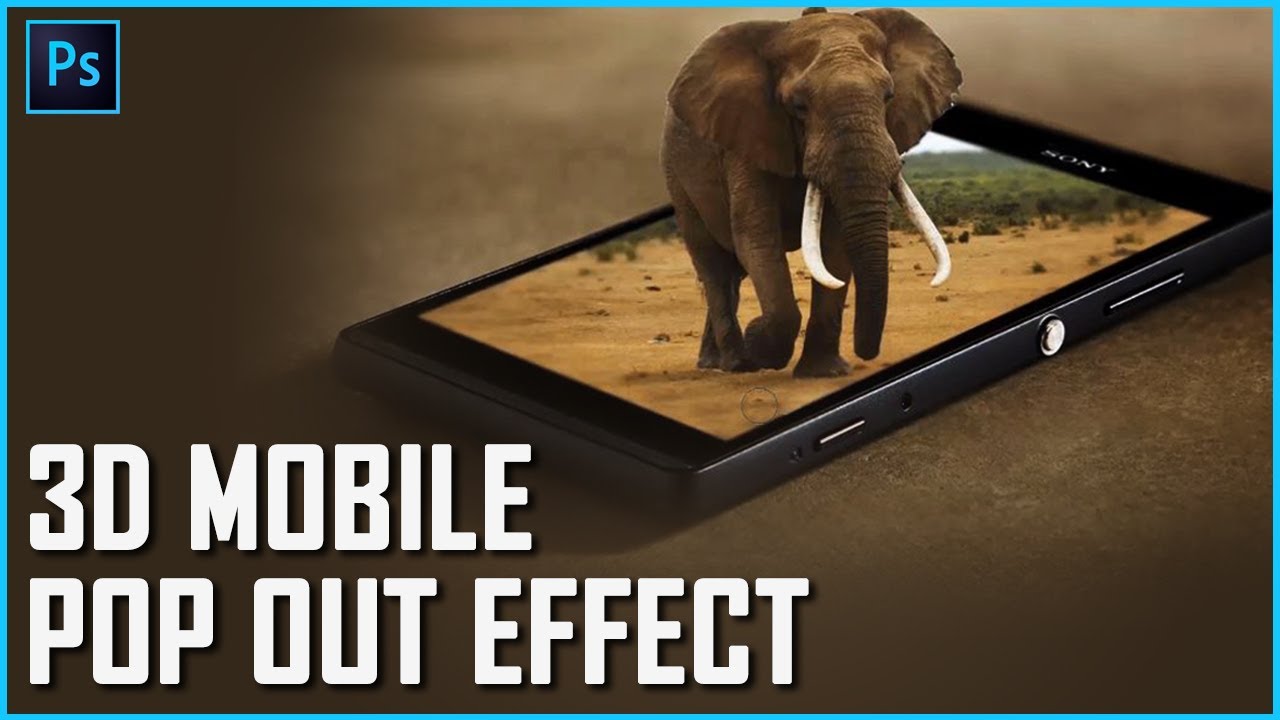 How To Create A 3D Pop Out Effect | Adobe Photoshop - YouTube