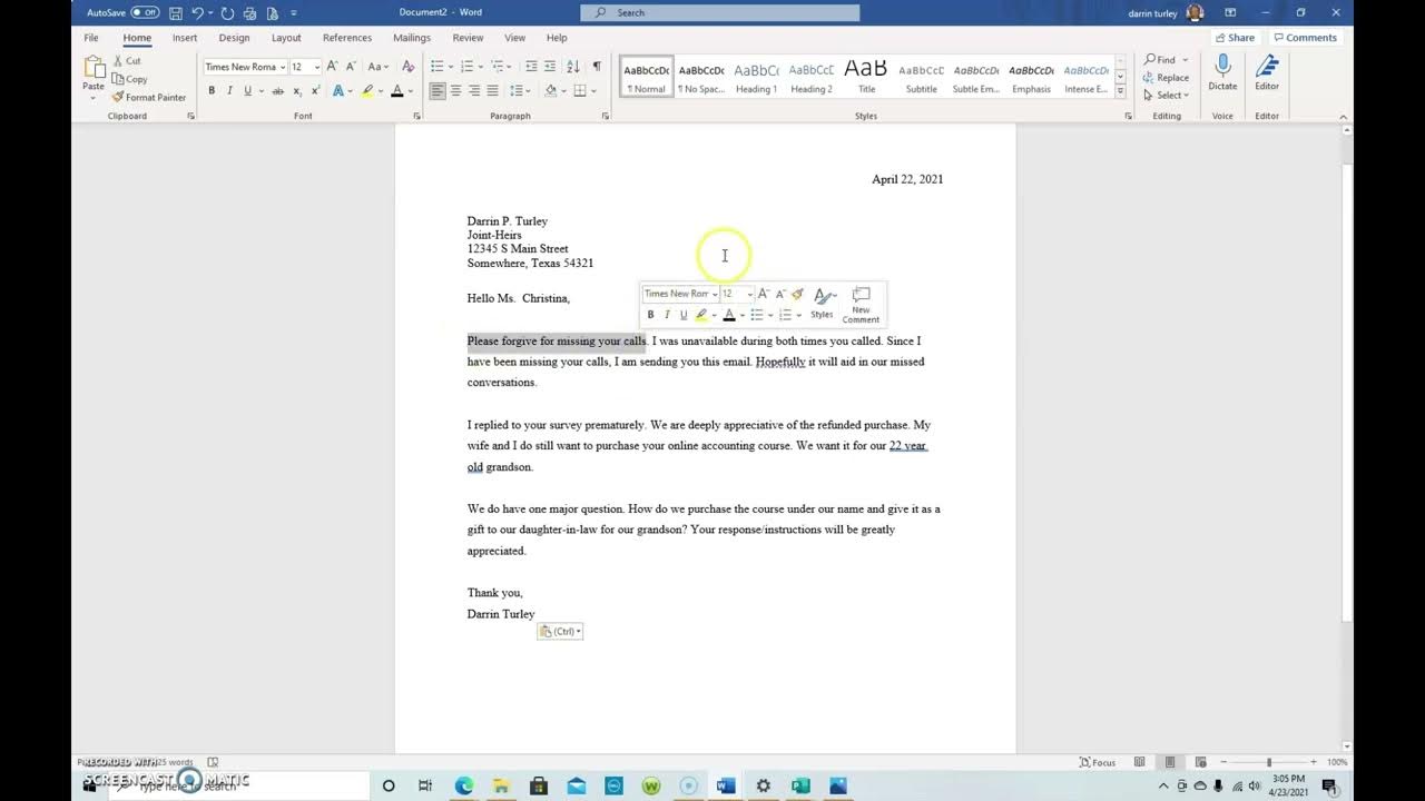 10 Selecting Text - YouTube