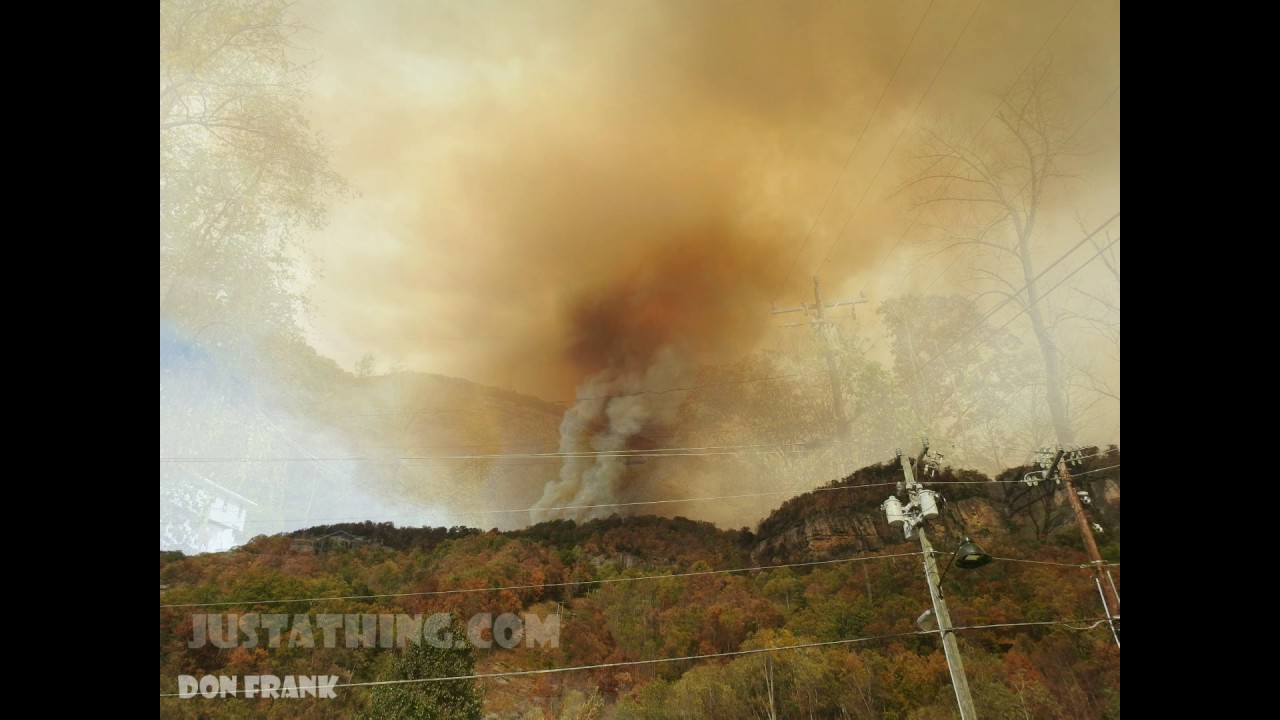 lake lure fire - YouTube