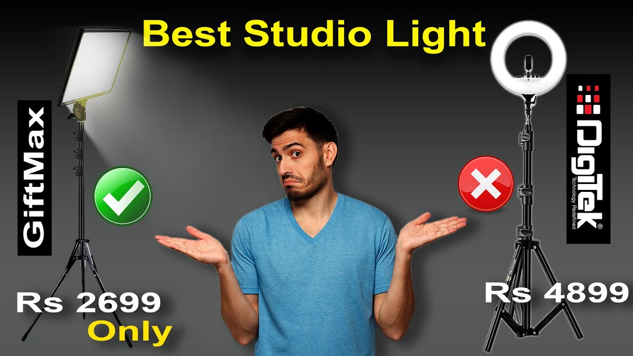 Budget Studio light For photoshoot & Making Videos | Giftmax Light with ...