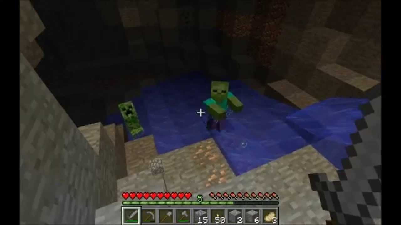 Minecraft: Survival Episode 2 BIGGEST CREEPER SCARE - YouTube
